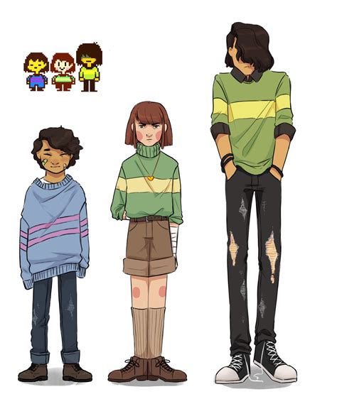 Immagine Esboços Bonitos Quadrinhos Undertale Personagens Dnd