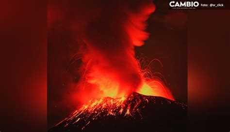 La Impactante Imagen De La Explosión Del Popocatépetl De Este Martes