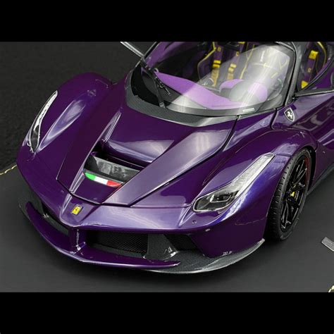 Ferrari Laferrari 2012 Purple Dubai Viola Vio 118 Bbr Models