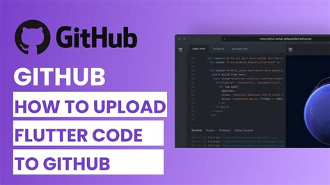 How To Upload Flutter Code To Github Flutter Thrilling Tech Official Youtube