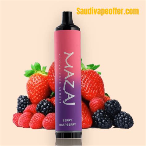 Buy Mazaj Berry Raspberry 5000puffs Dp Vape Online Saudi Vape Offer