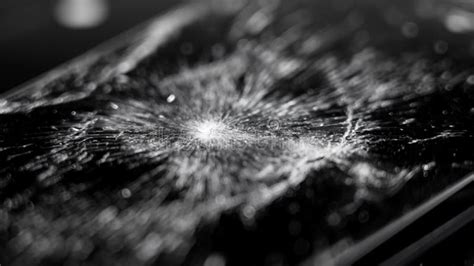 A Shattered Glass Window Captures A Unique Artistic View The Broken