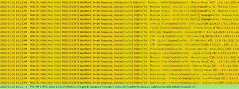 Poller Poller Main Poller Pid Warning Invalid Response