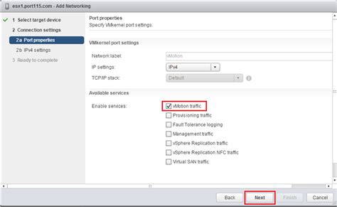 Nested Home Lab Part Creating VMkernel Ports Port