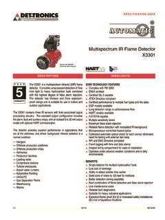 Description Highlights Year X3301 Det Tronics Description
