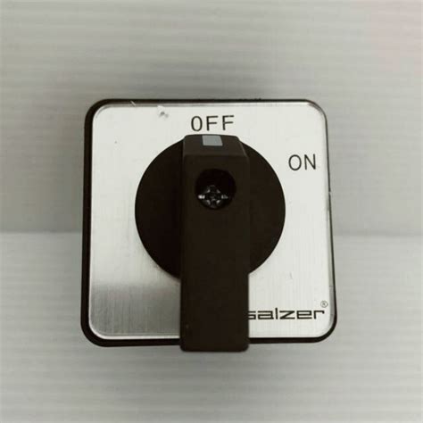 Salzer Rotary Switch 16a 2pole Off~on Isolator Selector Switch Model