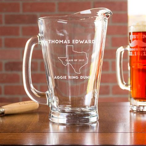Aggie Ring Dunk Pitcher Design Custom Everything Etched