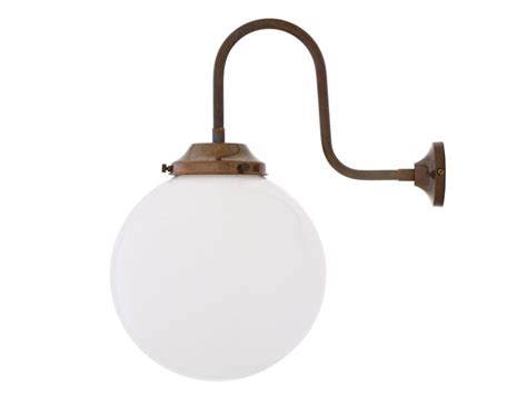 Riad 250mm Clear Globe Wall Light Luminária De Parede By Mullan Lighting