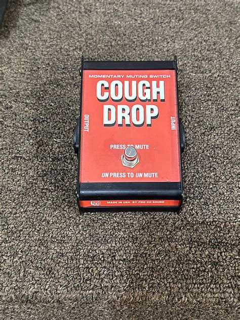 Proco Cough Drop Momentary Muting Switch Reverb