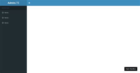 React Adminlte Dash Examples CodeSandbox