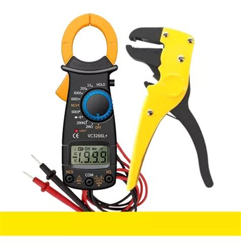 Alicate Amper Metro Digital Alicate Decapador De Fio Kit Mercadolivre