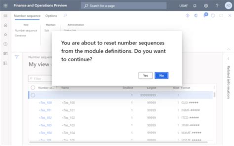 What To Do When New Number Sequence References On Parameter Forms Are