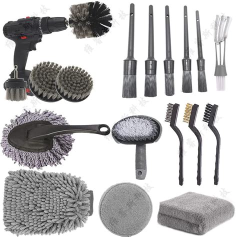 Buy 18 Pcs Car Wash Cleaning Tools Kit Car Detailing Brush Set