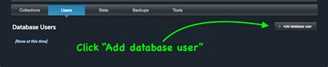 Mongodb Mlab Databases Users And Collections
