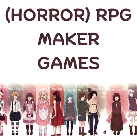 Horror RPG Maker Games Tier List Community Rankings TierMaker