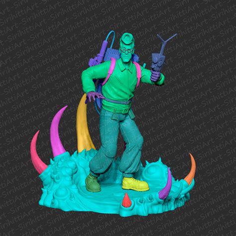 👾 Egon Spengler The Real Ghostbusters・ 3d File For 3d Printing・cults