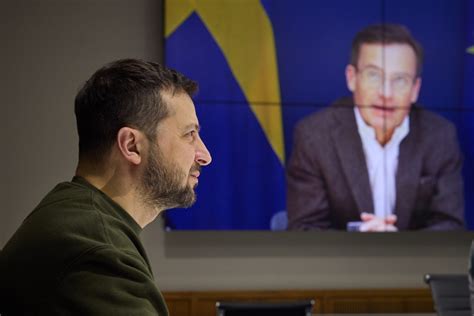 Zelensky Discussed Situation At Frontline With Swedish PM