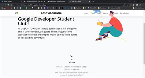 Bug Hero Image Overlaps Nav In Dev Branch · Issue 45 · Dscvitcdscvitchennai · Github