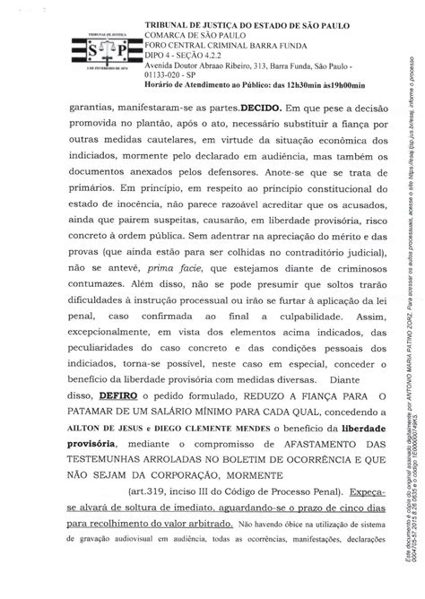 Justiça Manda Soltar Pms Suspeitos De Envolvimento Em Morte De Jovem