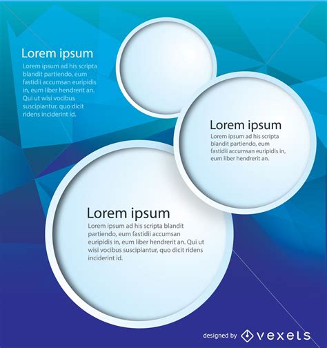 Blue Background Circle Frames Vector Download