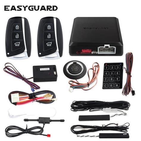 Keyless Start System Remote Ignition Car Alarm With Autostart Engine