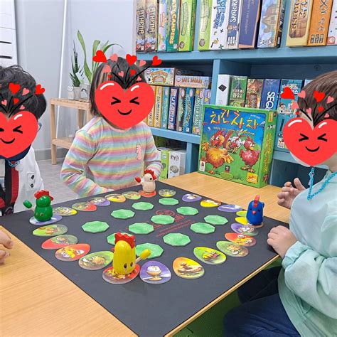 체스and보드 탑브레인 치킨차차 메모리게임 7세 친구들 코로나로 인해 11수업만 하다가