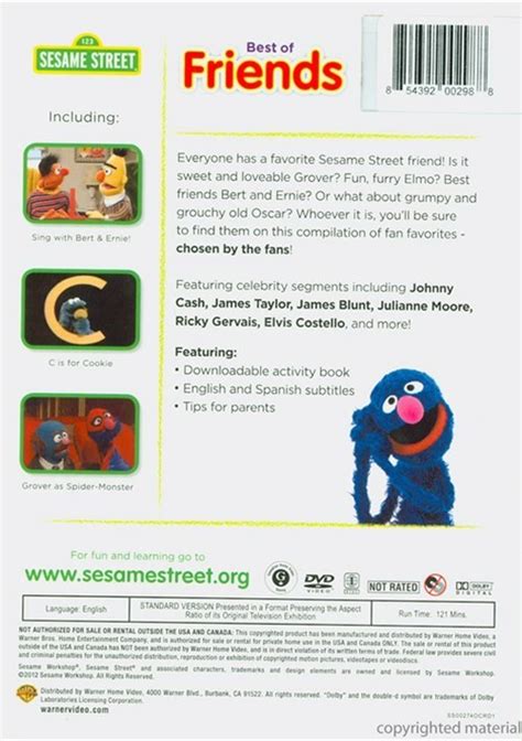 Sesame Street Best Of Friends Dvd Dvd Empire