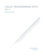Emmett Koen IP 3 CS115 PROGRAMMING WITH C Individual Project 1