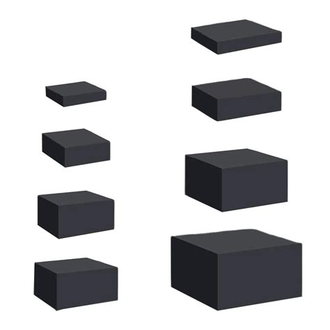 Kowaku 8 Pieces Acrylic Display Riser Box Buffet Riser For Table 5