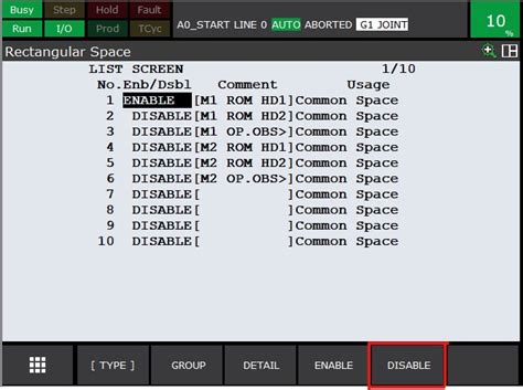 Deactivate Space Function On Robot Controller Robojob Help Center