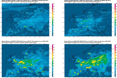 Ensemble Regional Air Quality Forecasts 66 H Forecast Of Nitrogen Download Scientific Diagram