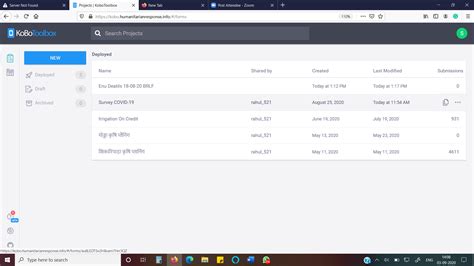 Unable To Get The Form On Kobocollect Android App Data Collection