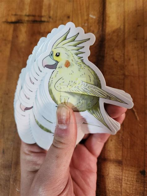 Cockatiel Borb Sticker By Vampyricarts On Deviantart