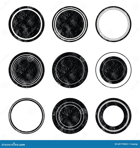 Set Of Grunge Stamp Stock Vector Illustration Of Antique