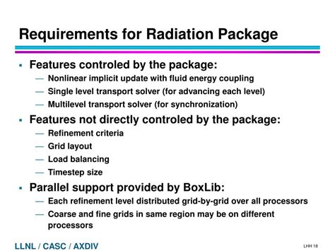 PPT Parallel Adaptive Mesh Refinement For Radiation Transport And Diffusion PowerPoint