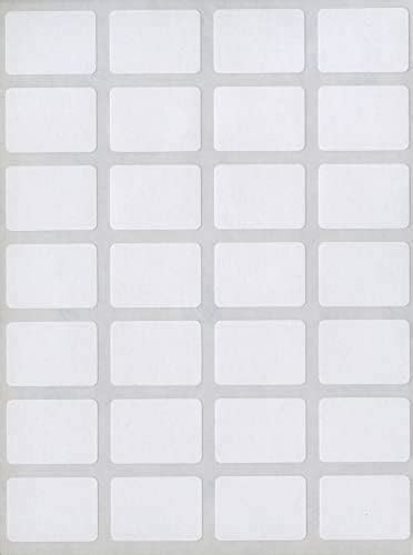 Maco White Rectangular Multi Purpose Labels 3 8 X 5 8 Inches 1000 Per Box Ms 610