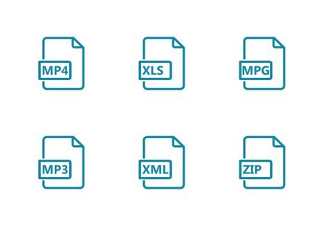 File Types Flat Icons By Professional Icon Professional Icon Flat