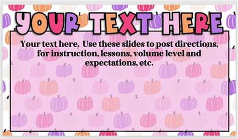 October Preppy Slides Halloween Slides Bundle Tpt