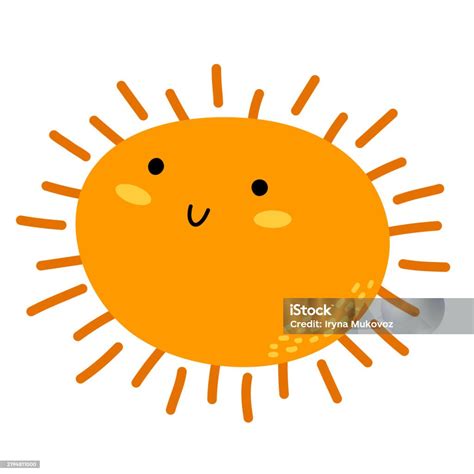 웃는 태양 캐릭터 인사말 카드 아동 도서 날씨를 주제로 한 교육 자료 또는 여름 관련 디자인 벡터 일러스트 레이 션 0명에 대한 스톡 벡터 아트 및 기타 이미지 Istock