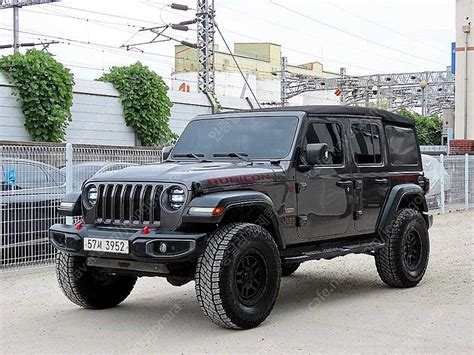 지프랭글러 Jl 20 루비콘 4도어 하이 기타 수입차 중고나라