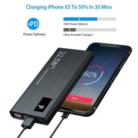 10000Mah Power Bank Portable Charger External Battery Pack 22 5W Super