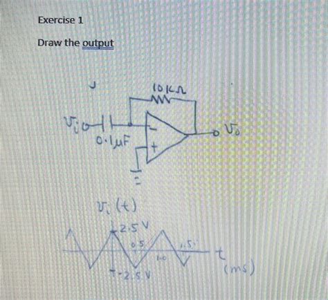 Solved Exercise Draw The Output Chegg