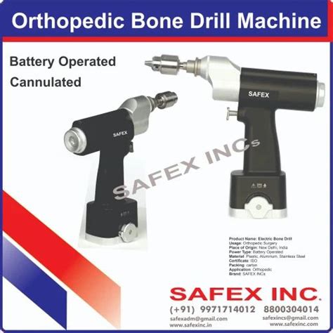 Electric Bone Drill Orthopedic Bone Drill Manufacturer From New Delhi