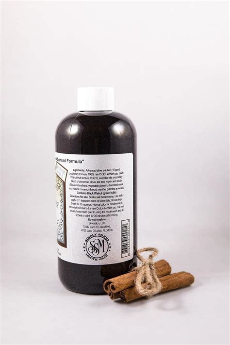 Simply Silver Cinnamon Mouthwash All Natural Colloidal Silver Formula