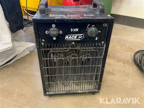 Värmefläkt Race 9f Växjö Klaravik Auktioner