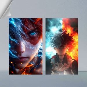 VIRGIN ARTS TODOROKI SHOTO FROM MY HERO ACADEMIA DIGITAL ART 21
