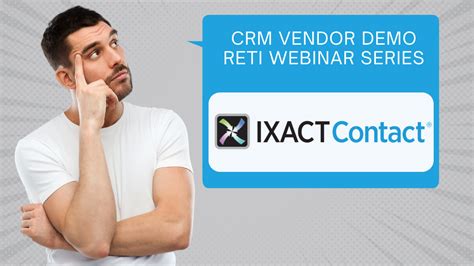 ixact contact crm vendor demo