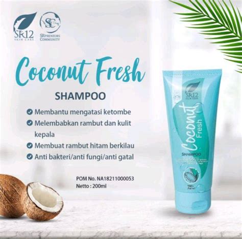 COCONUT FRESH SHAMPOO SR12 SAMPO KELAPA SHAMPO ANTI DANDRUFF