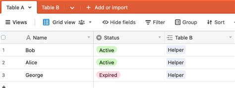 How To Pull Data From Table 1 To Table 2 If It Matches A Condition Airtable Community