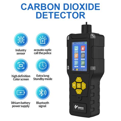 Handheld Portable Pump Suction Carbon Dioxide Gas High Precision Concentration Detector Gas